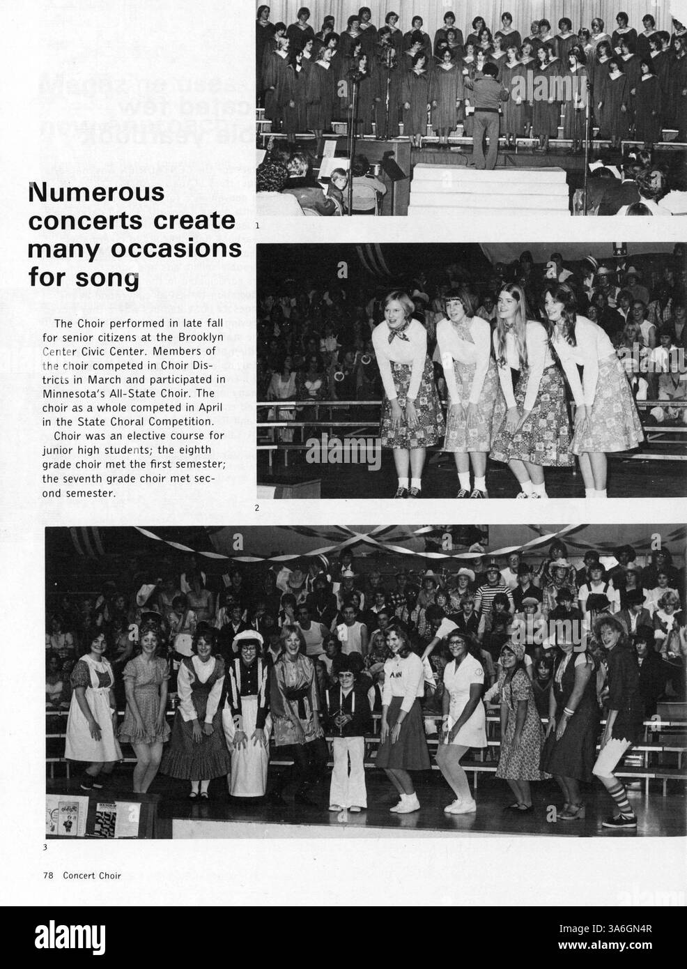 The 1977 yearbook from Brooklyn Center High School captures students ...