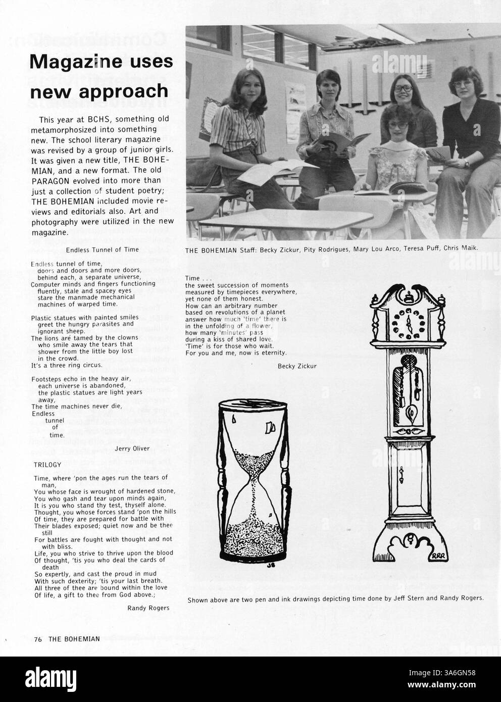 This 1977 yearbook from Brooklyn Center High School highlights student ...