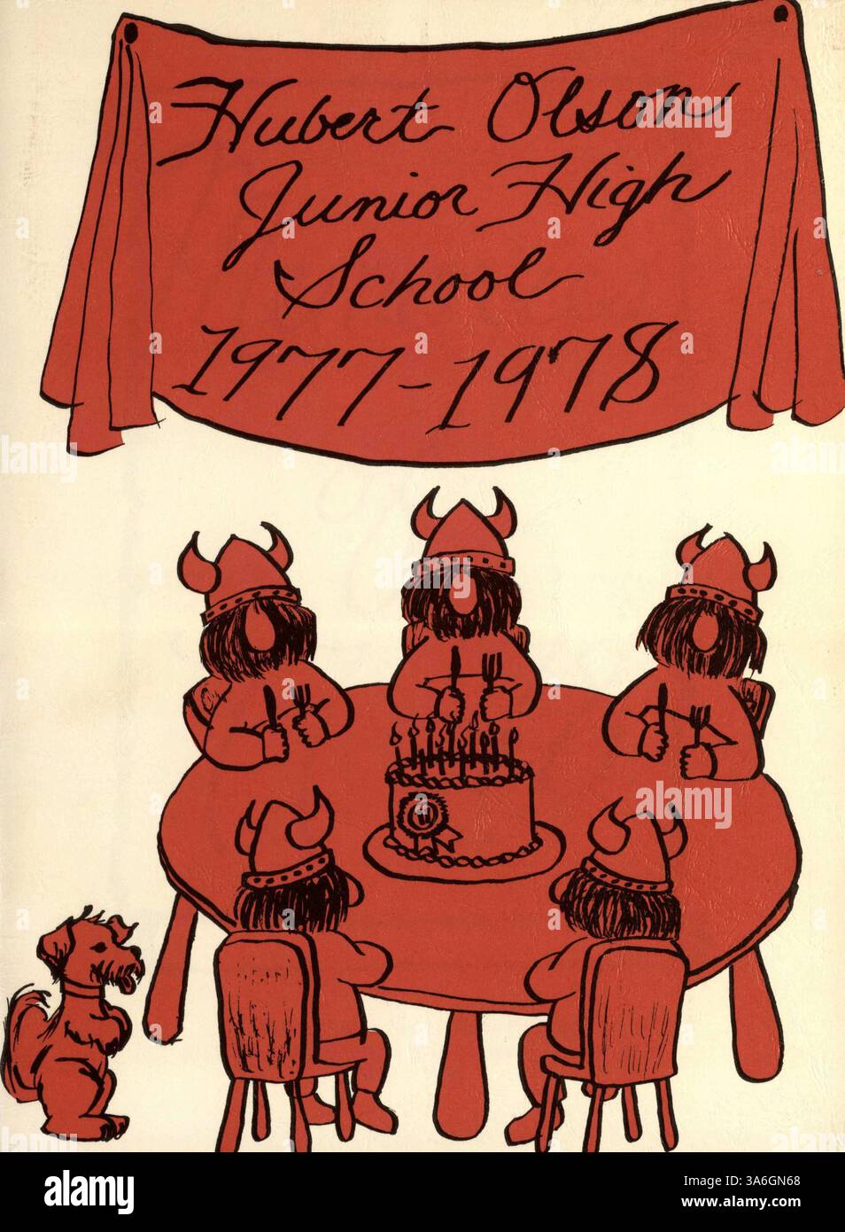 The 1978 yearbook from hubert olson junior high school captures hi-res ...