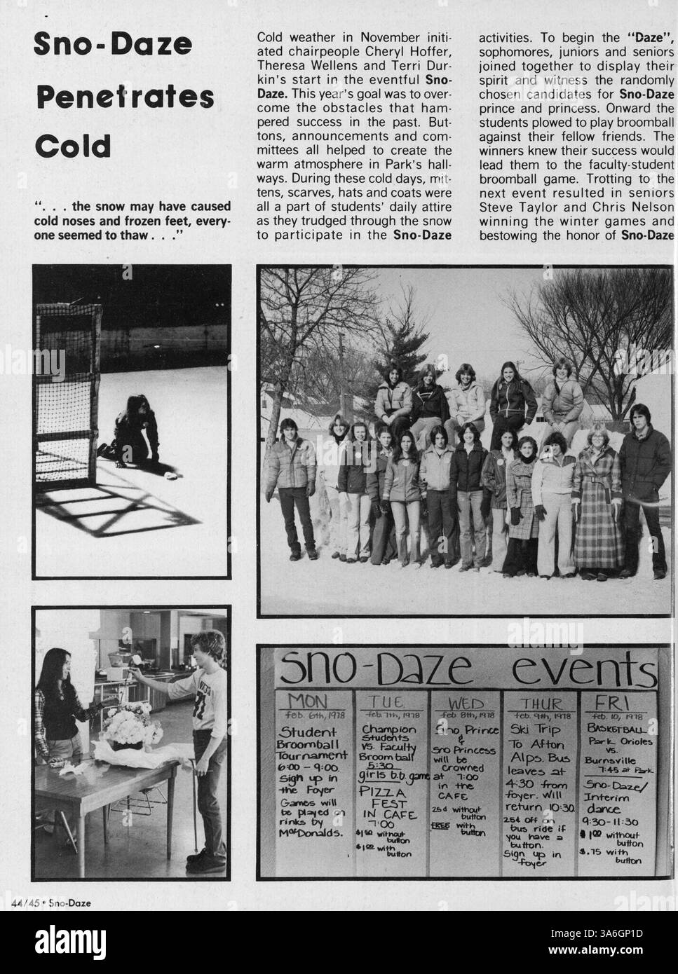 The 1978 Echowan yearbook from St. Louis Park High School documents ...