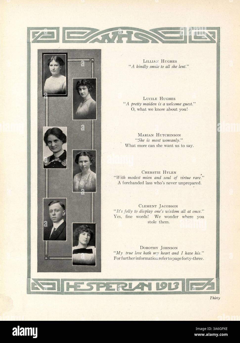 Other significant school events from the 1912 1913 school year hi-res ...
