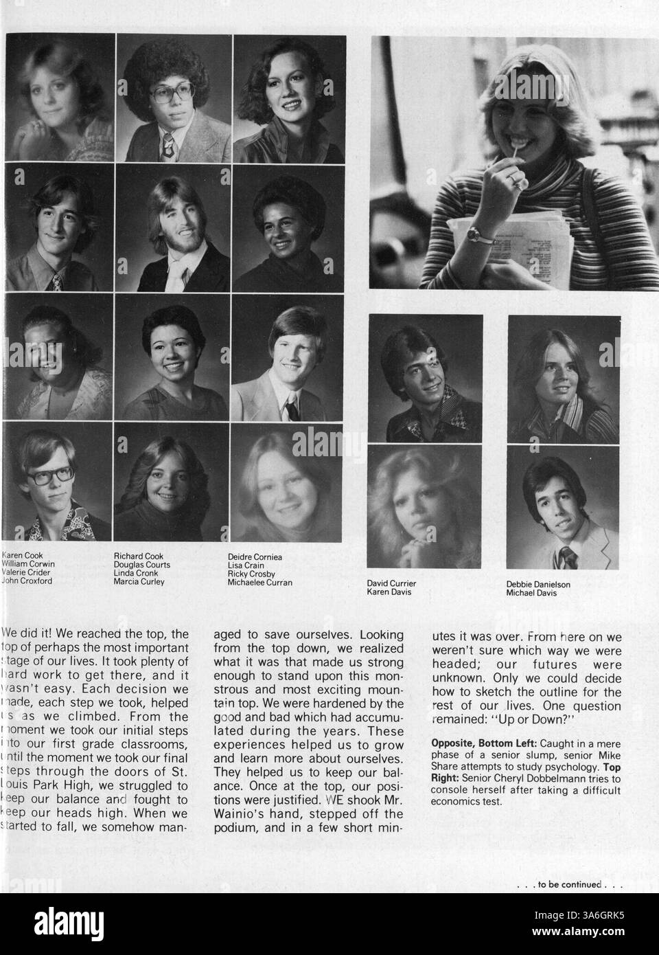 The 1978 Echowan yearbook highlights St. Louis Park High School’s ...