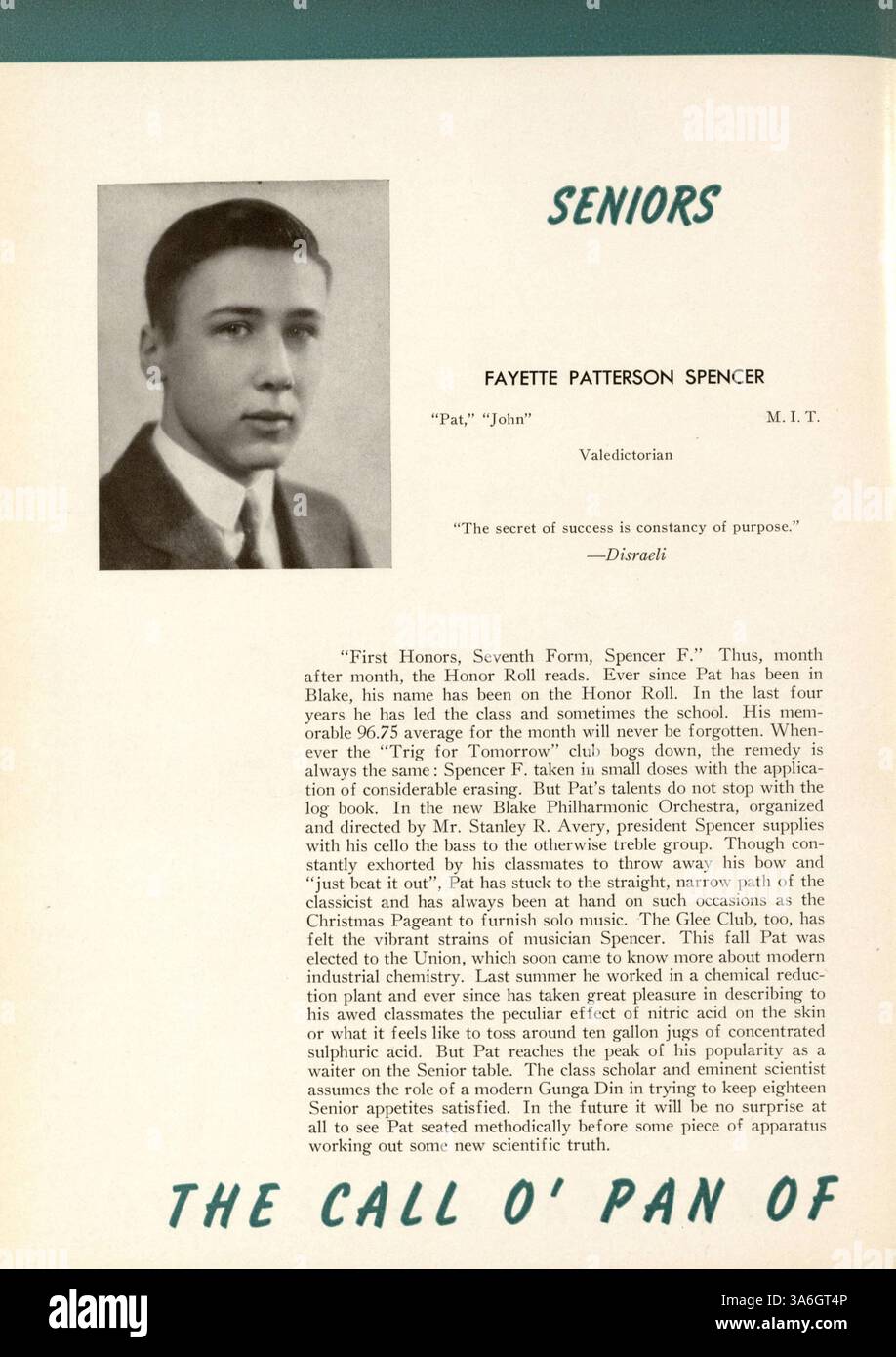 The 1942 edition of the Call-O'-Pan yearbook from Blake School ...