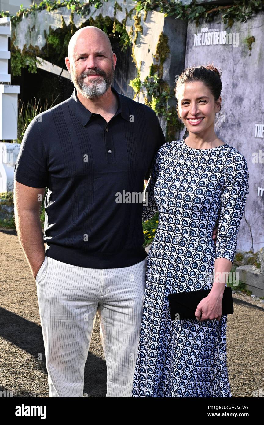 David Denman mit Ehefrau Mercedes Mason bei der Premiere der zweiten ...