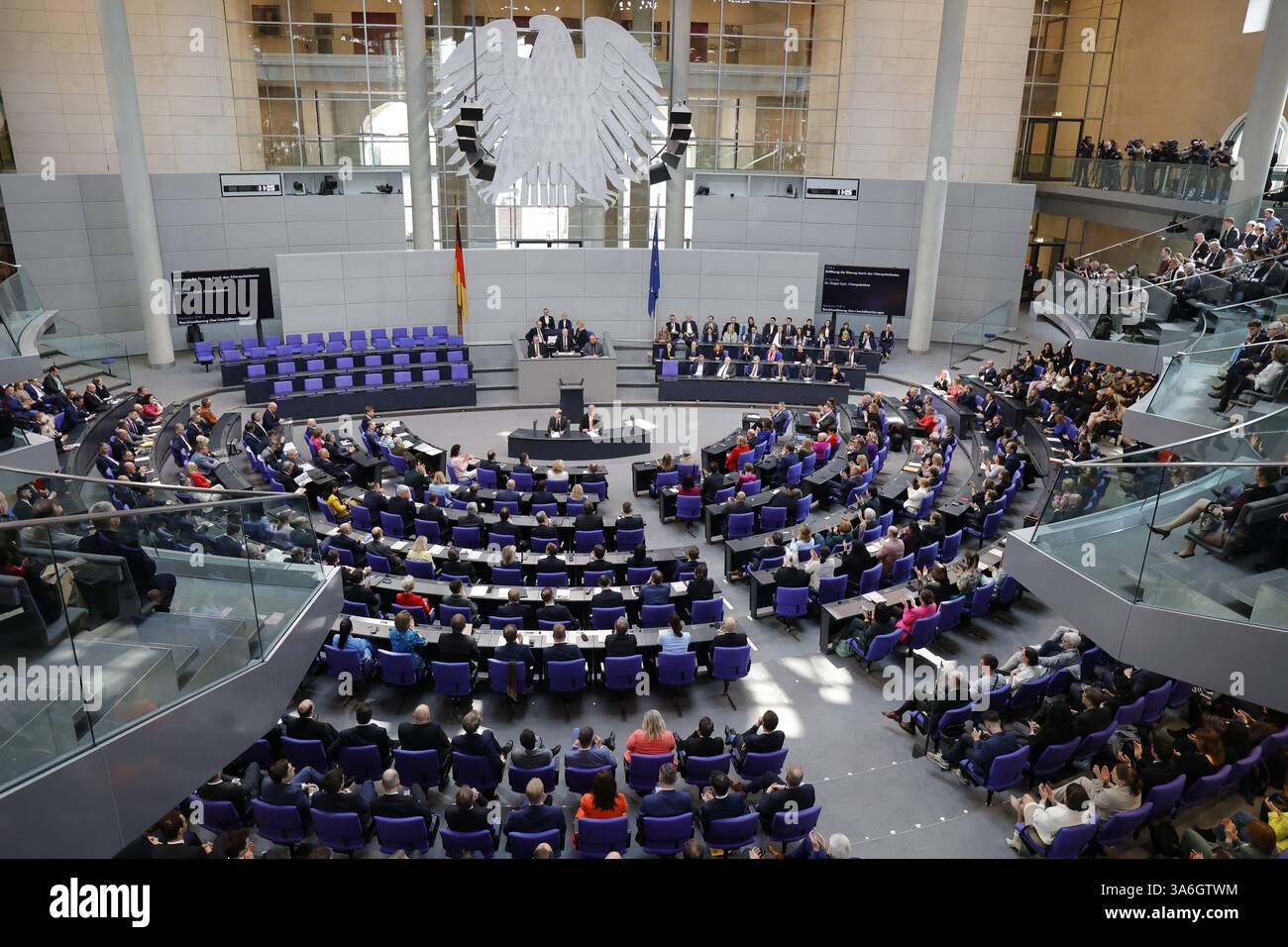 Deutschland, Berlin, Reichstag, 25. März 2025 1. Sitzung, Eröffnung der ...