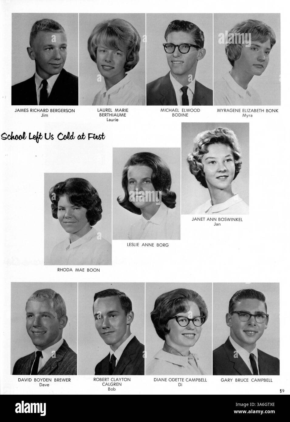 The 'Wayako '64' yearbook features students, teachers, athletics, clubs ...