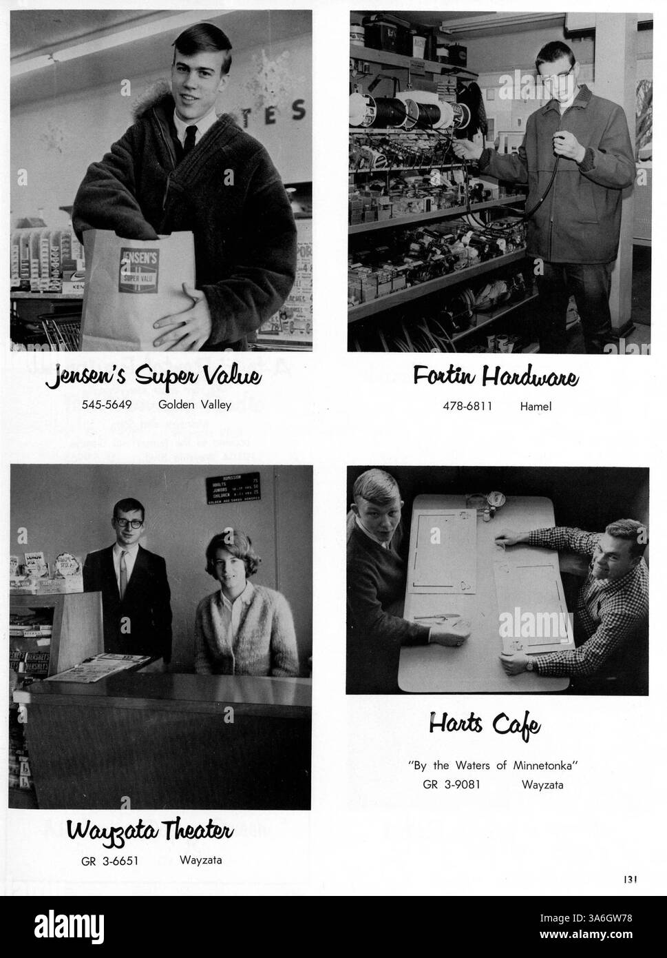 The 'Wayako '64' yearbook from Wayzata High School documents the school ...