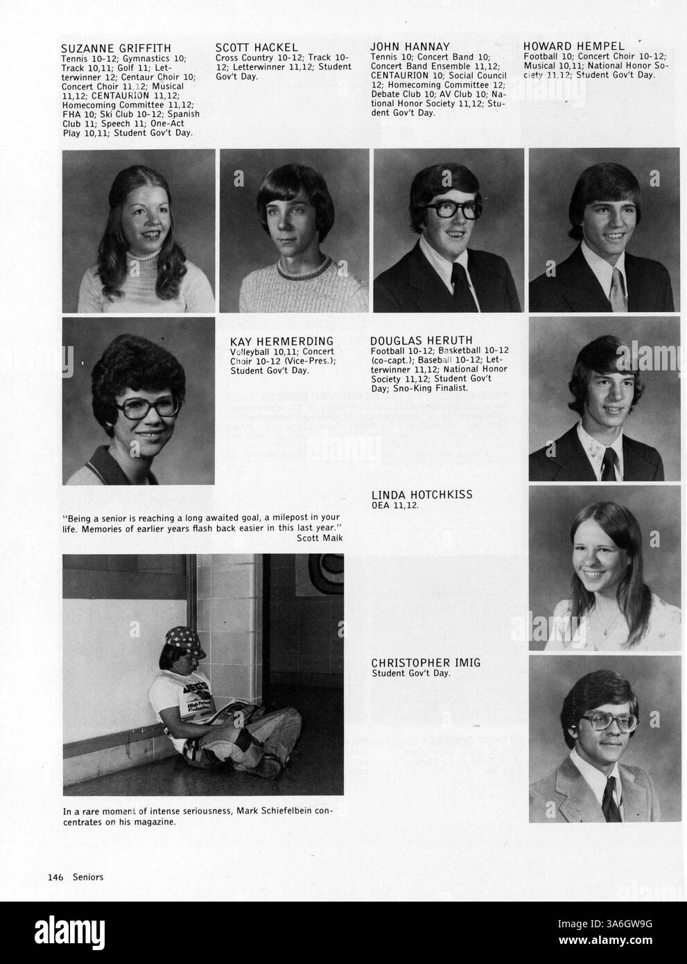 The 1977 Brooklyn Center High School yearbook documents the student ...