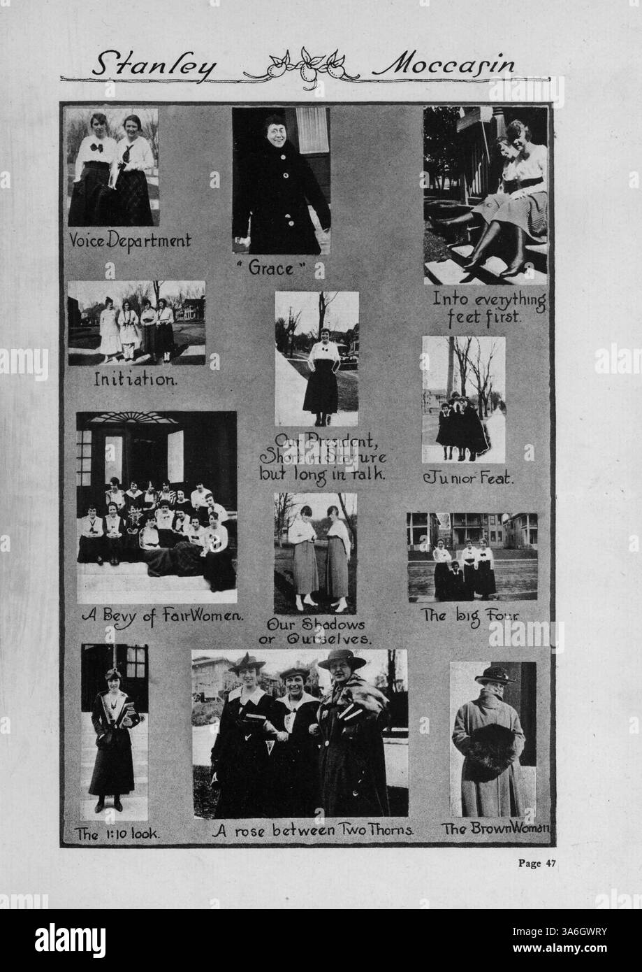 This 'Moccasin 1917' yearbook captures important moments from Stanley ...