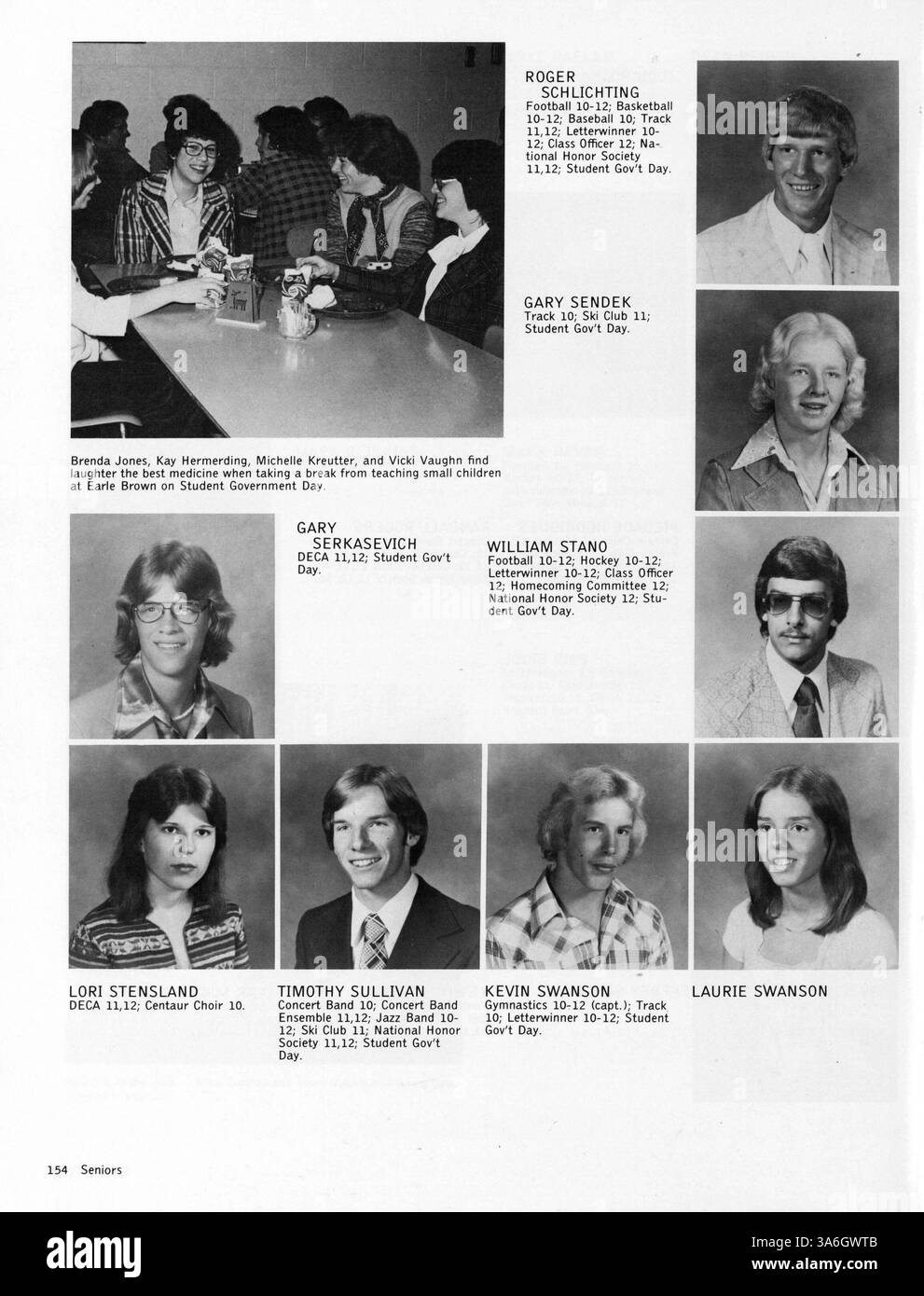 The 1977 Brooklyn Center High Yearbook documents the school’s students ...