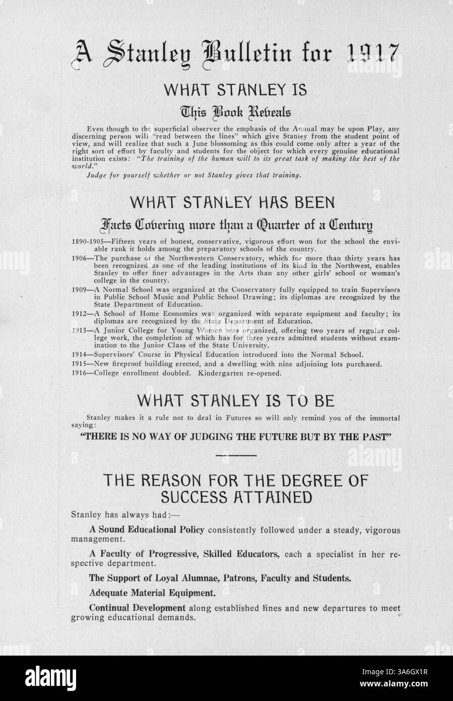 The 1917 Moccasin yearbook provides an in-depth look at Stanley Schools ...