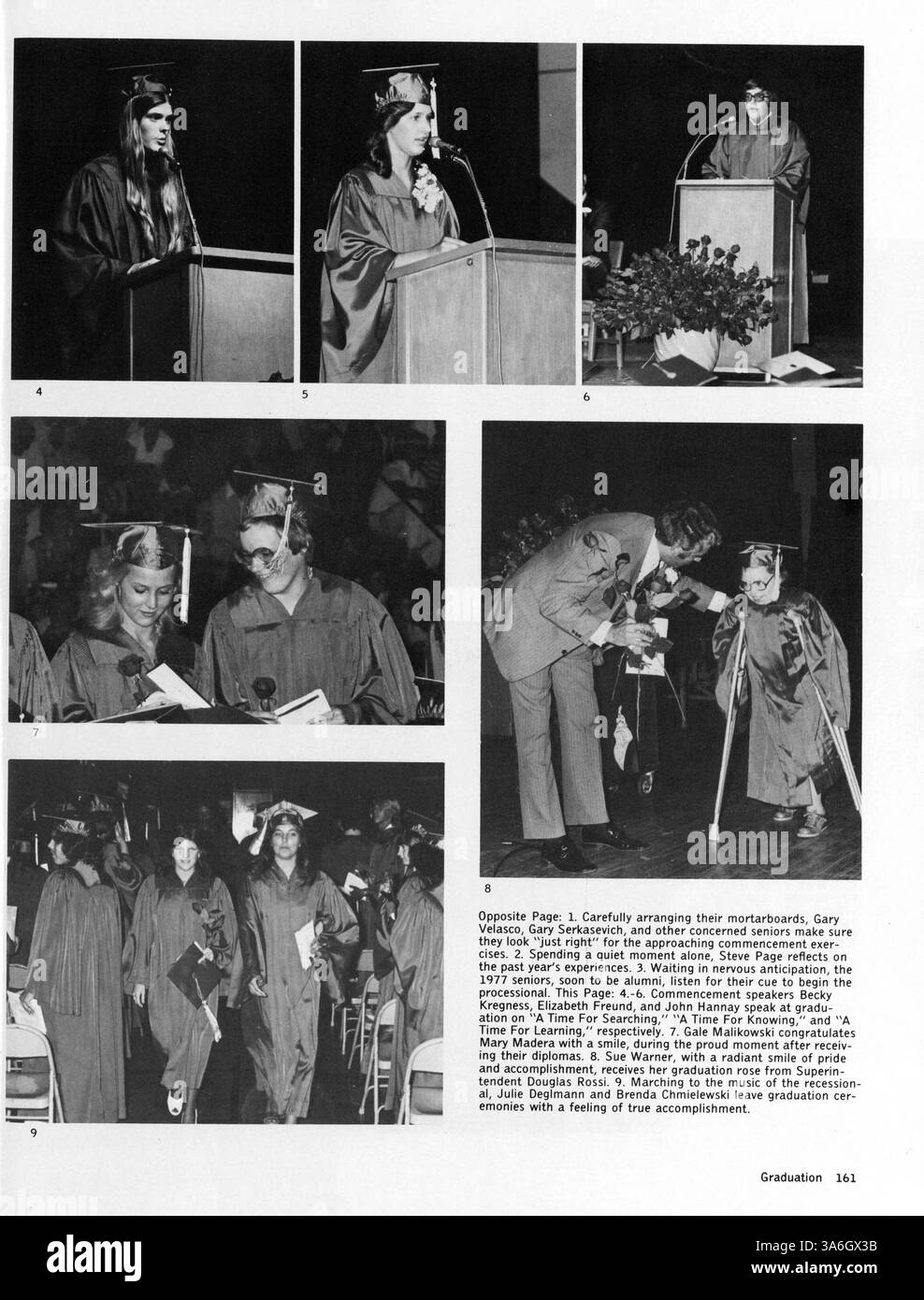 The 1977 yearbook from Brooklyn Center High documents the key events ...