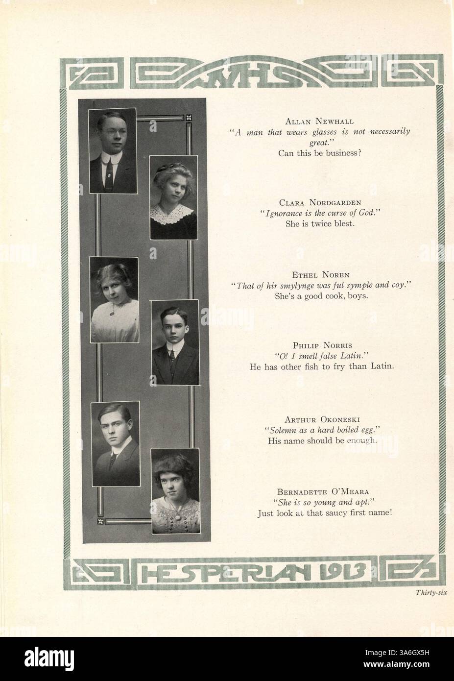 The Hesperian yearbook from 1913 documents the events, students, and ...