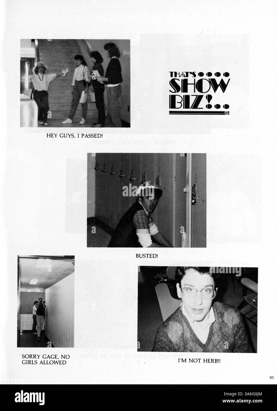 This yearbook from North View Jr. High for 1986 documents student ...