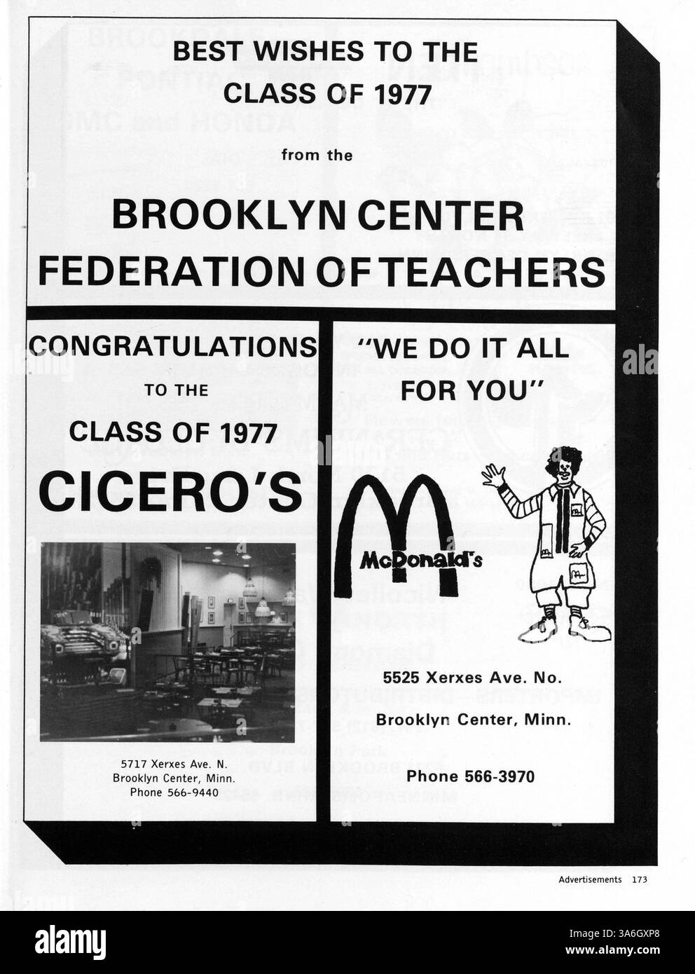 The 1977 Brooklyn Center High Yearbook highlights the students, faculty ...