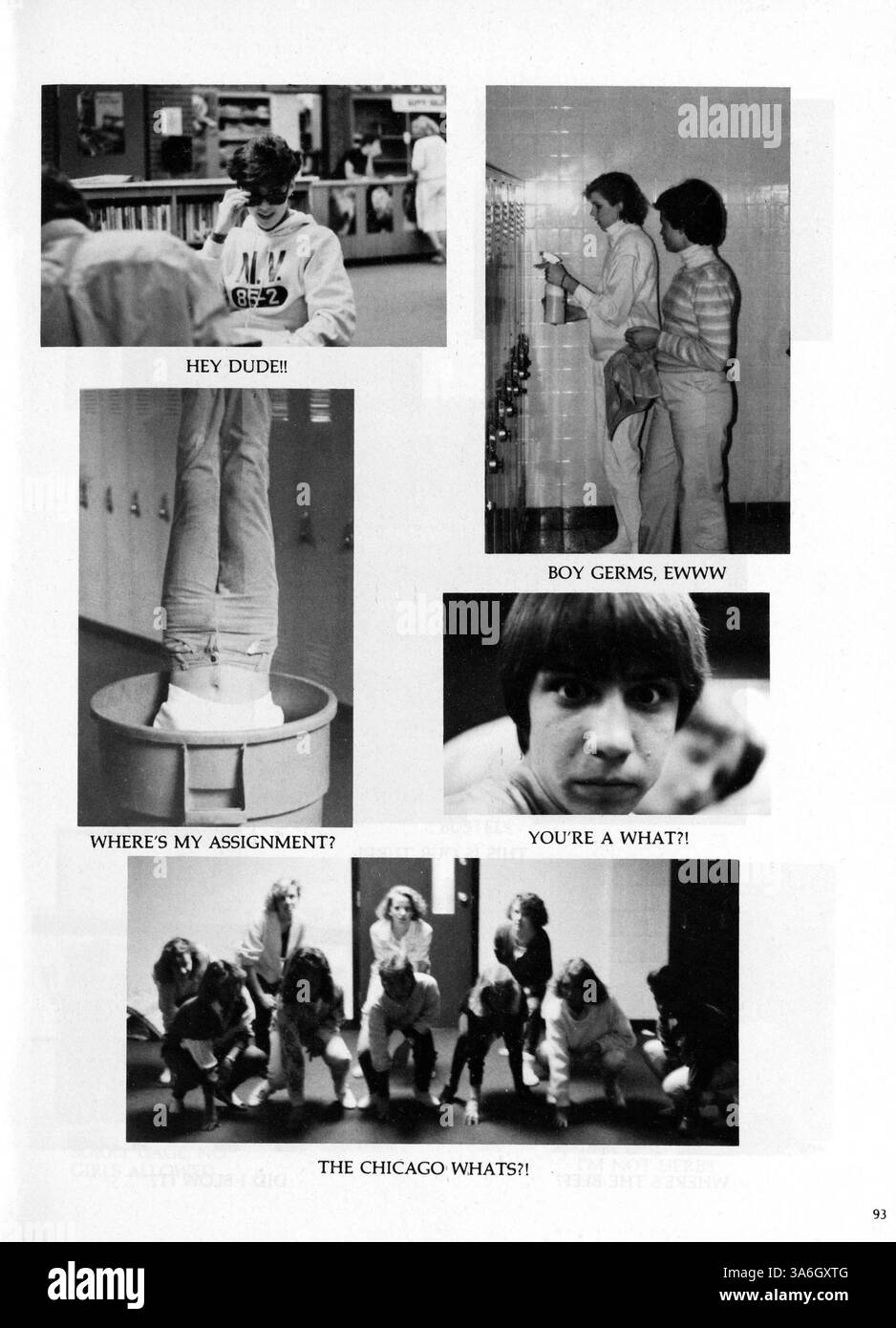 The 1986 yearbook of North View Jr. High showcases student life ...