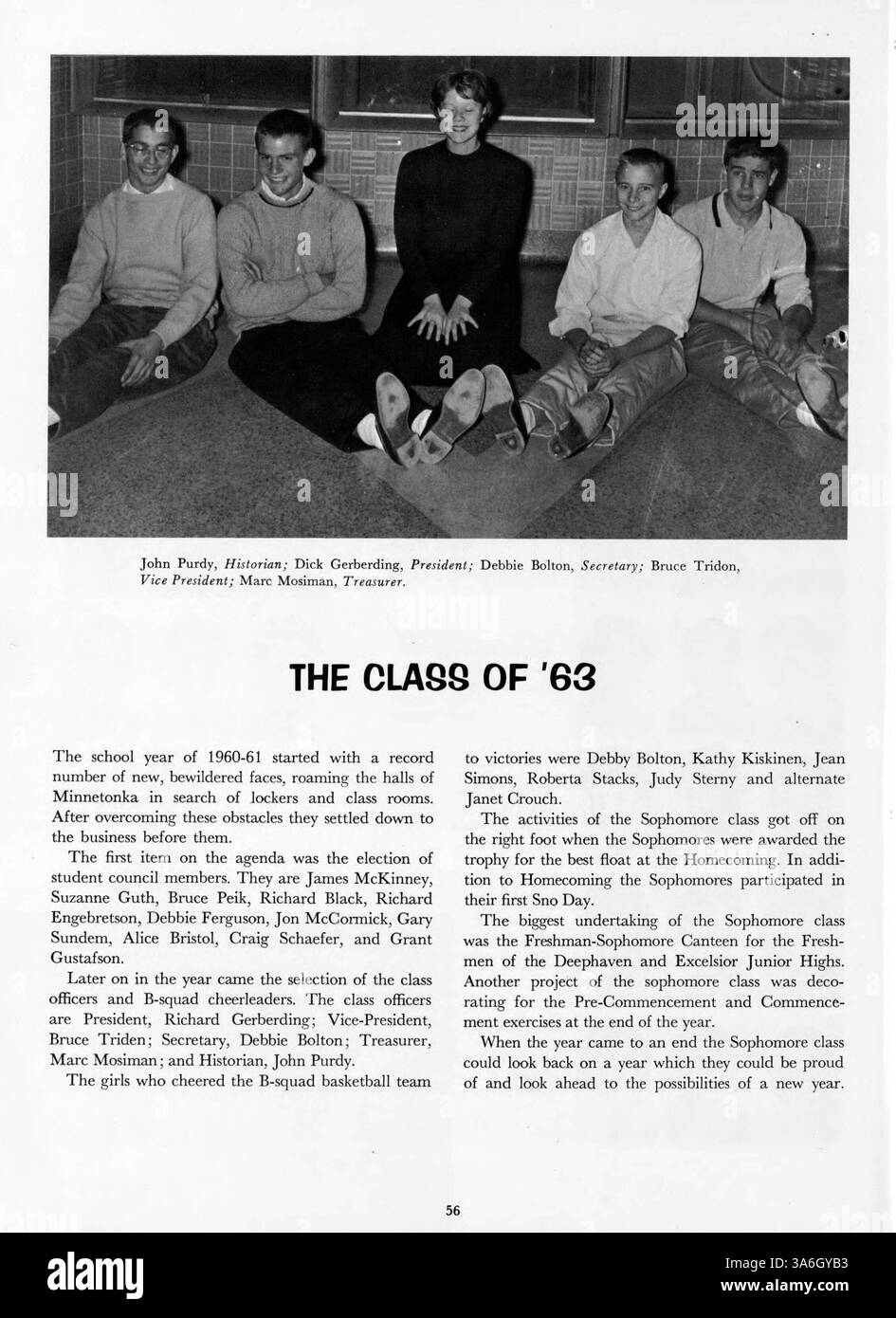 Yearbook from minnetonka high school in 1961 showcases students hi-res ...