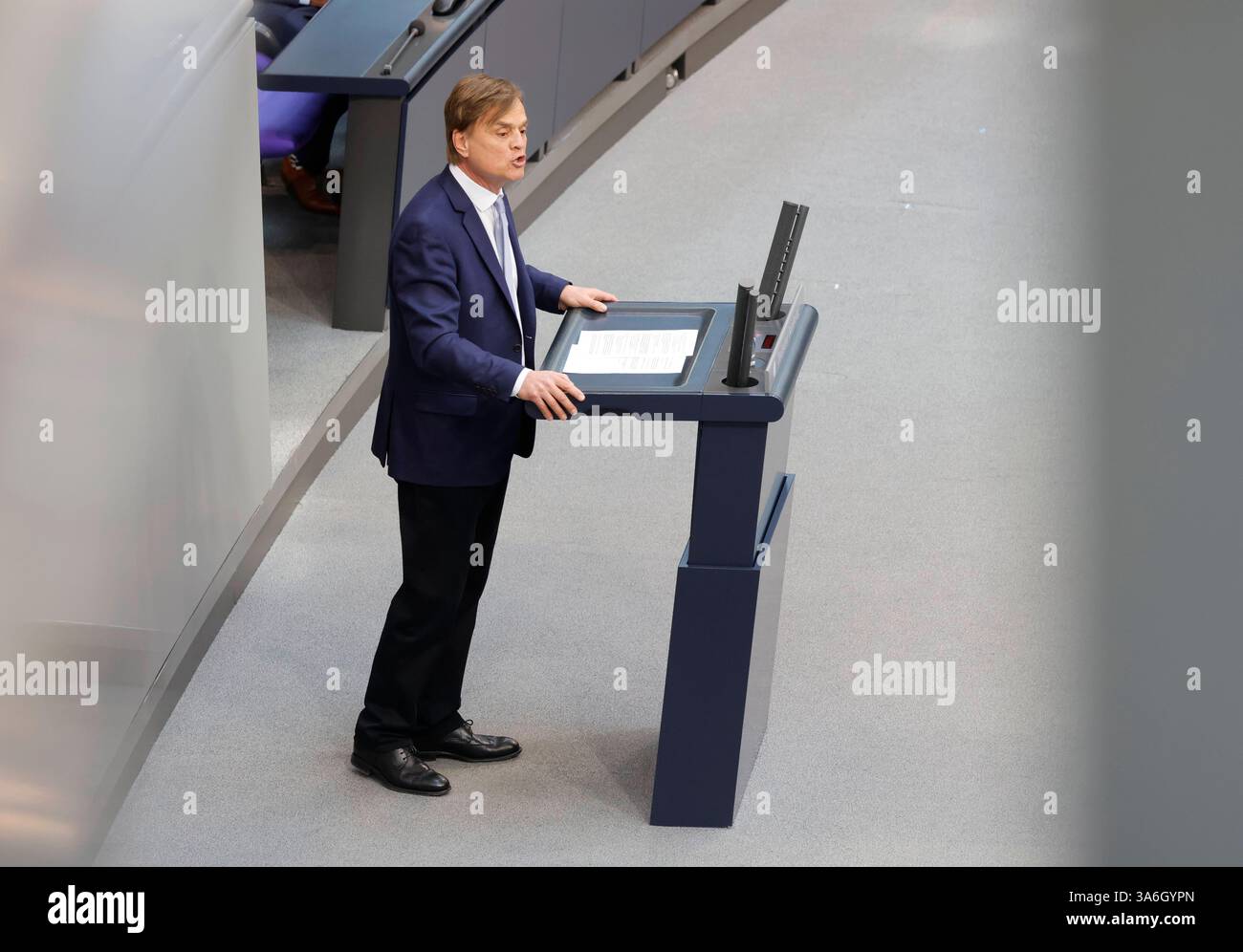 Dr. Bernd Baumann, AfD, Deutschland, Berlin, Reichstag, 25. März 2025 1 ...