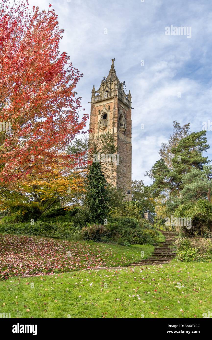 A view of the historic Cabot Tower, located in Brandon Hill Park Stock ...