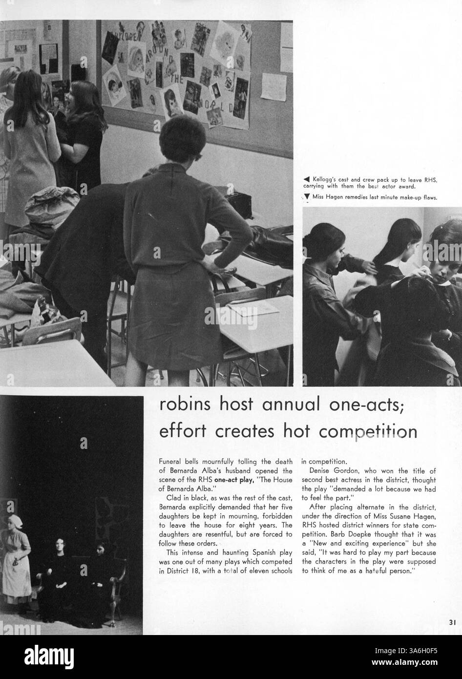 The 1969 Robbinsdale High School Yearbook, 'Robin 69', highlights ...