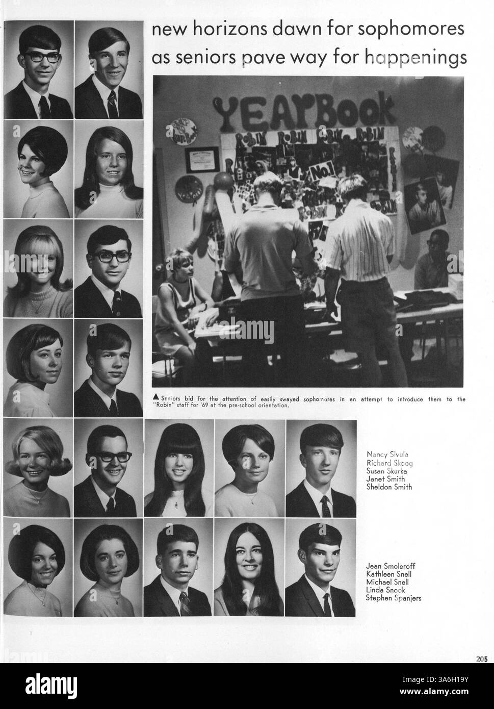 This 1969 yearbook from Robbinsdale High School features the school’s ...