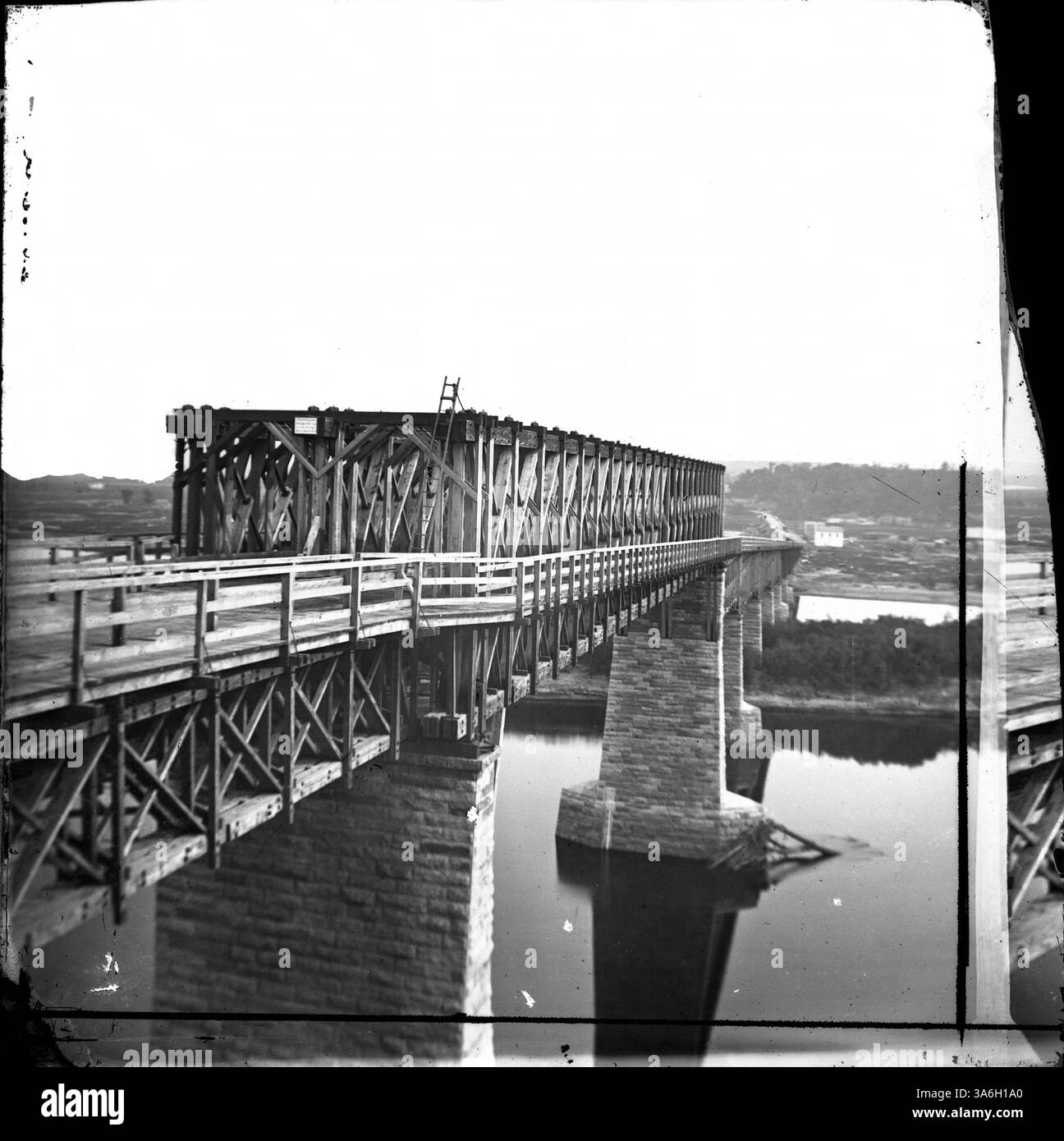 The Old Wabasha Street Bridge, built in 1859, is one of the earliest ...