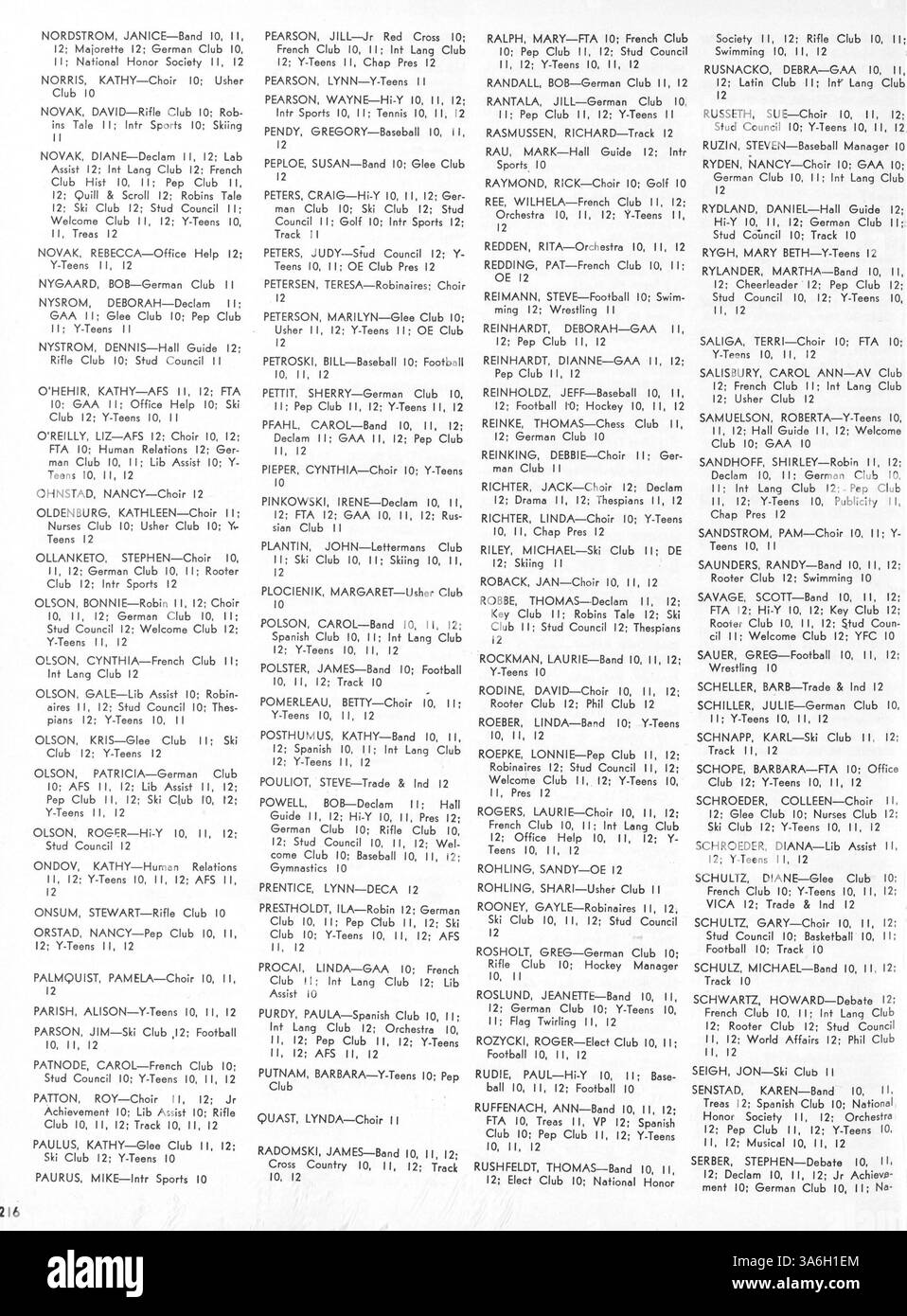 This yearbook from Robbinsdale High School in 1969 highlights the key ...