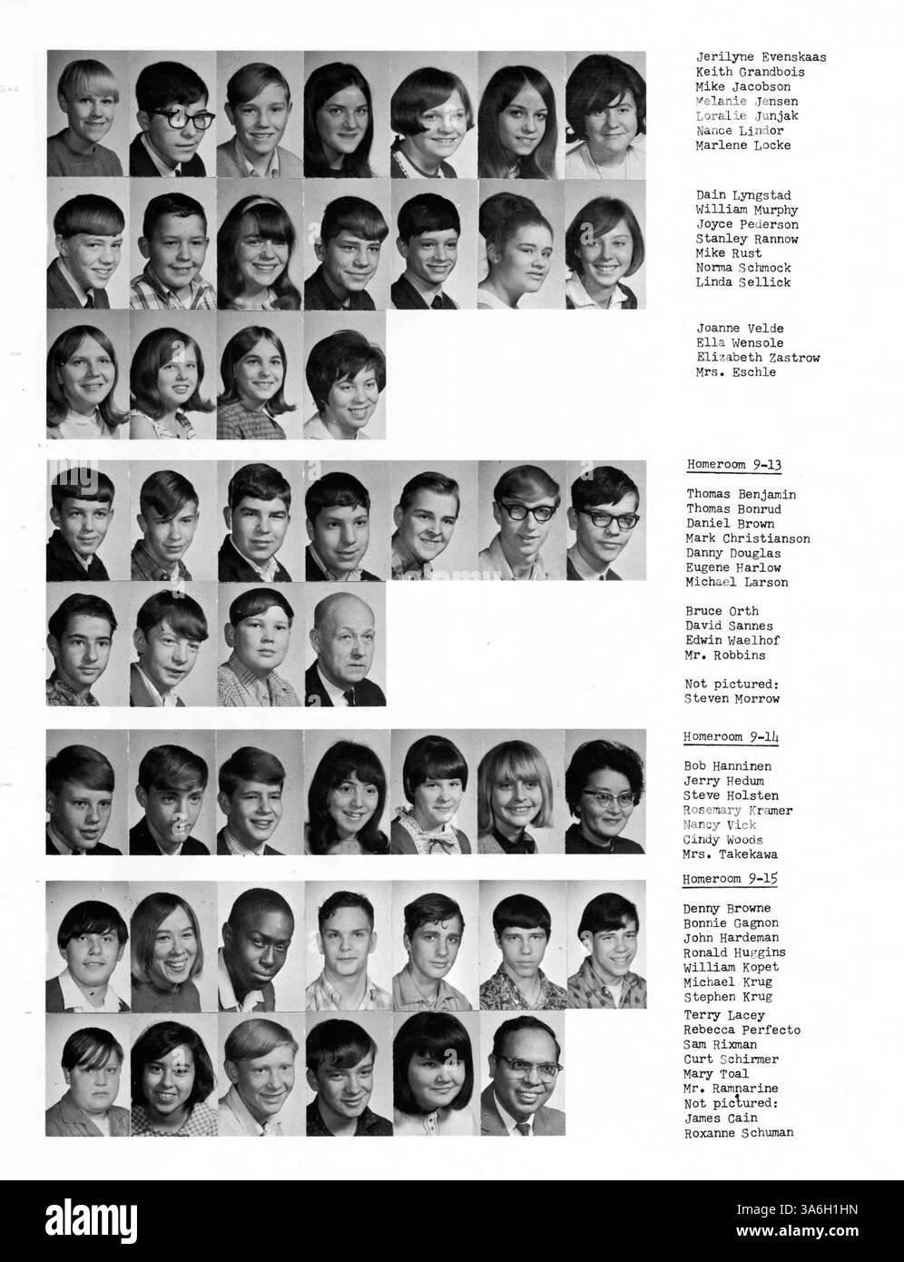 The 1967 Phillips Jr. High yearbook documents the school year with ...