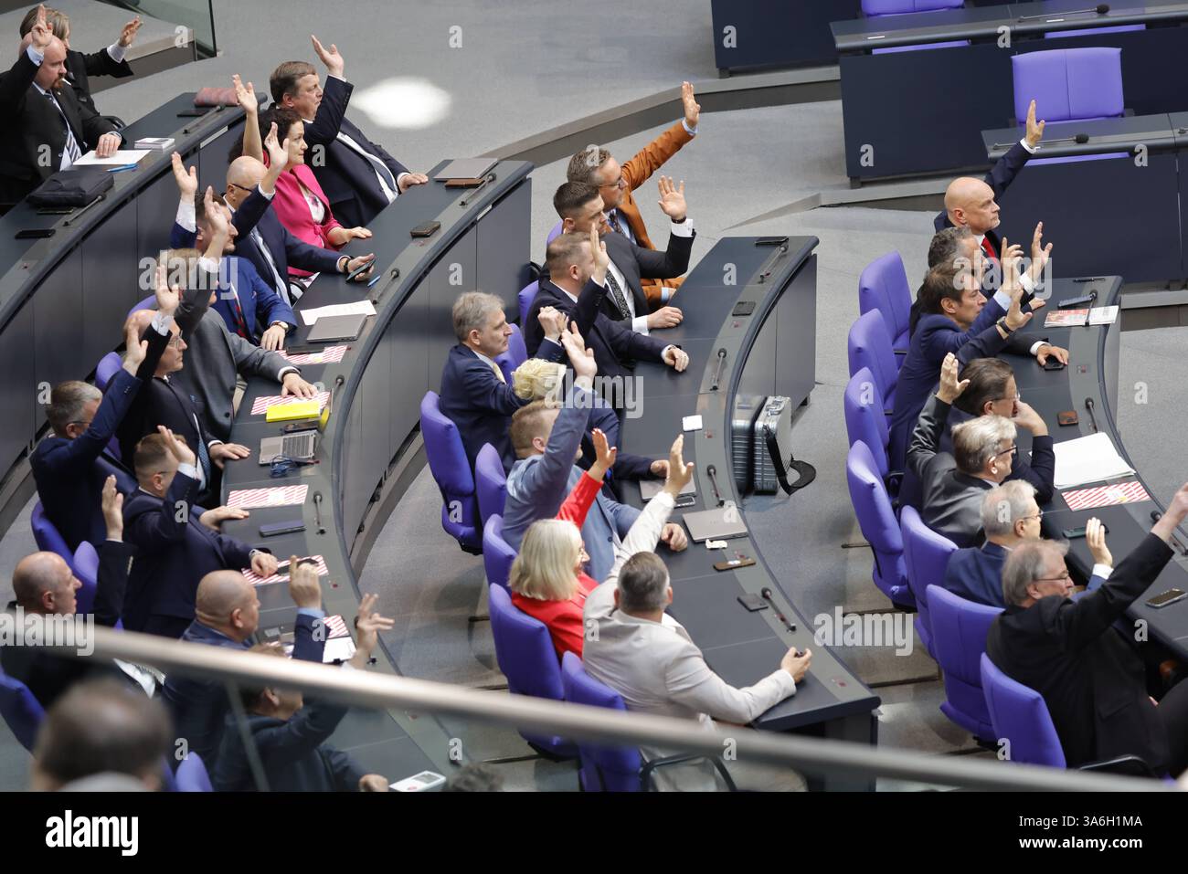 Deutschland, Berlin, Reichstag, 25. März 2025 1. Sitzung, Eröffnung der ...