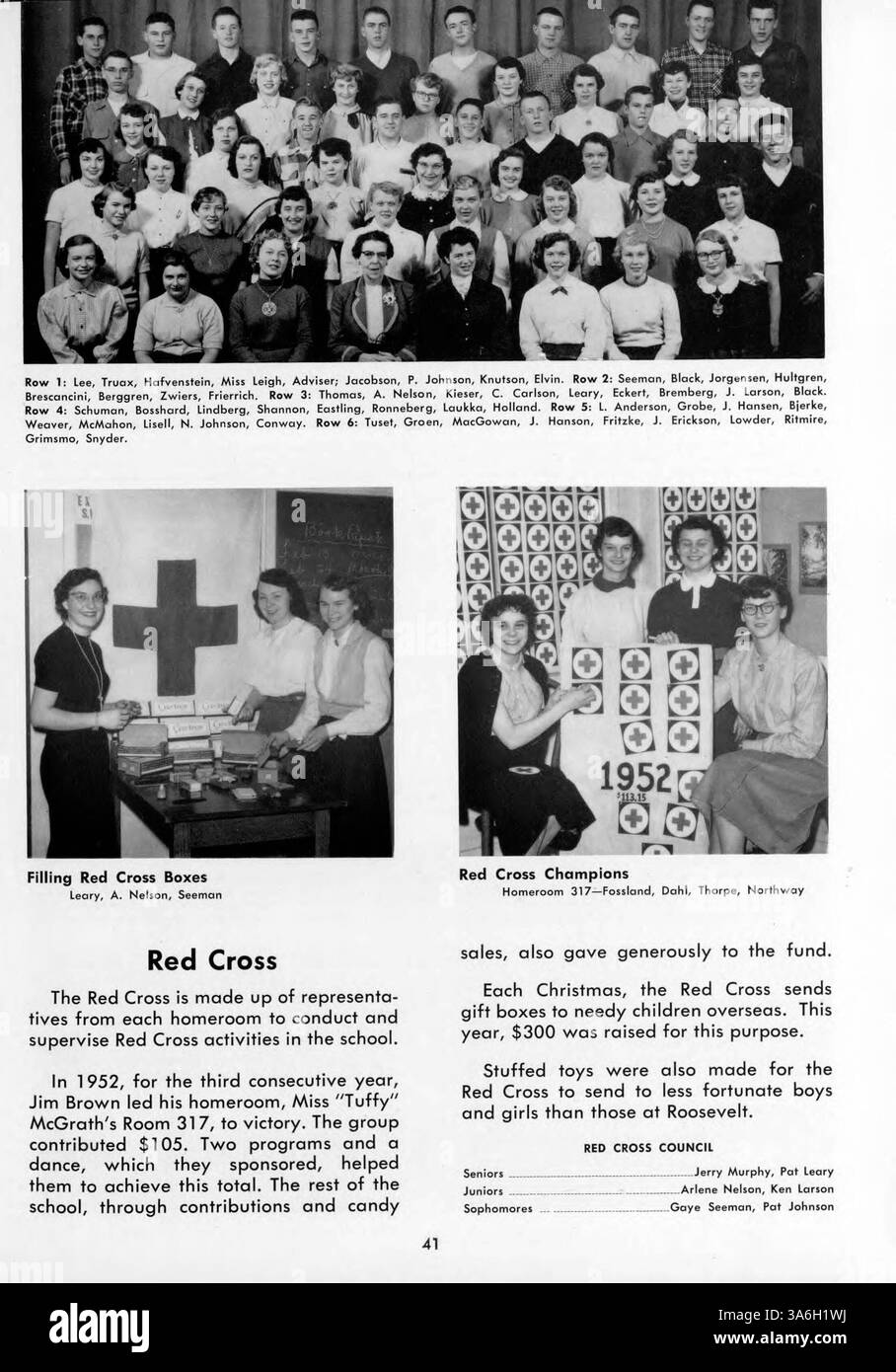 Yearbook from roosevelt high school includes records of student ...