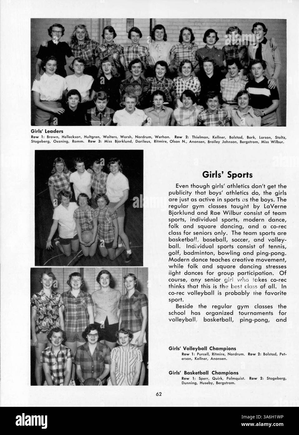 The 1953 'Sagamore' yearbook highlights the student body, clubs ...