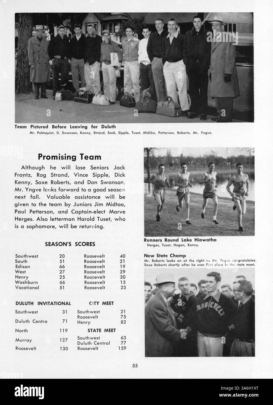 This 'Sagamore' yearbook from 1953 highlights Roosevelt High School’s ...