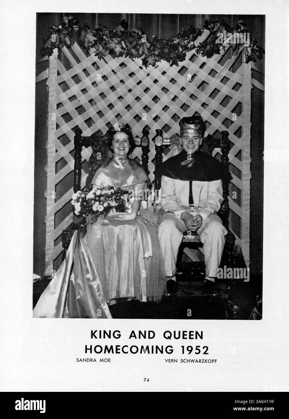 The 1953 'Sagamore' yearbook captures Roosevelt High School’s major ...