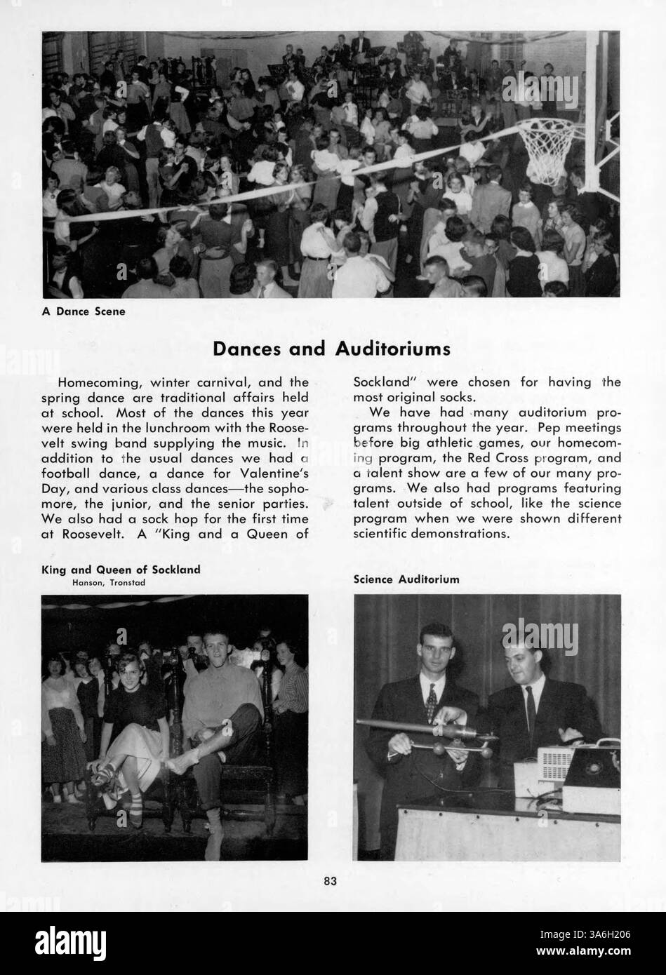 This 'Sagamore' yearbook from 1953 documents Roosevelt High School’s ...