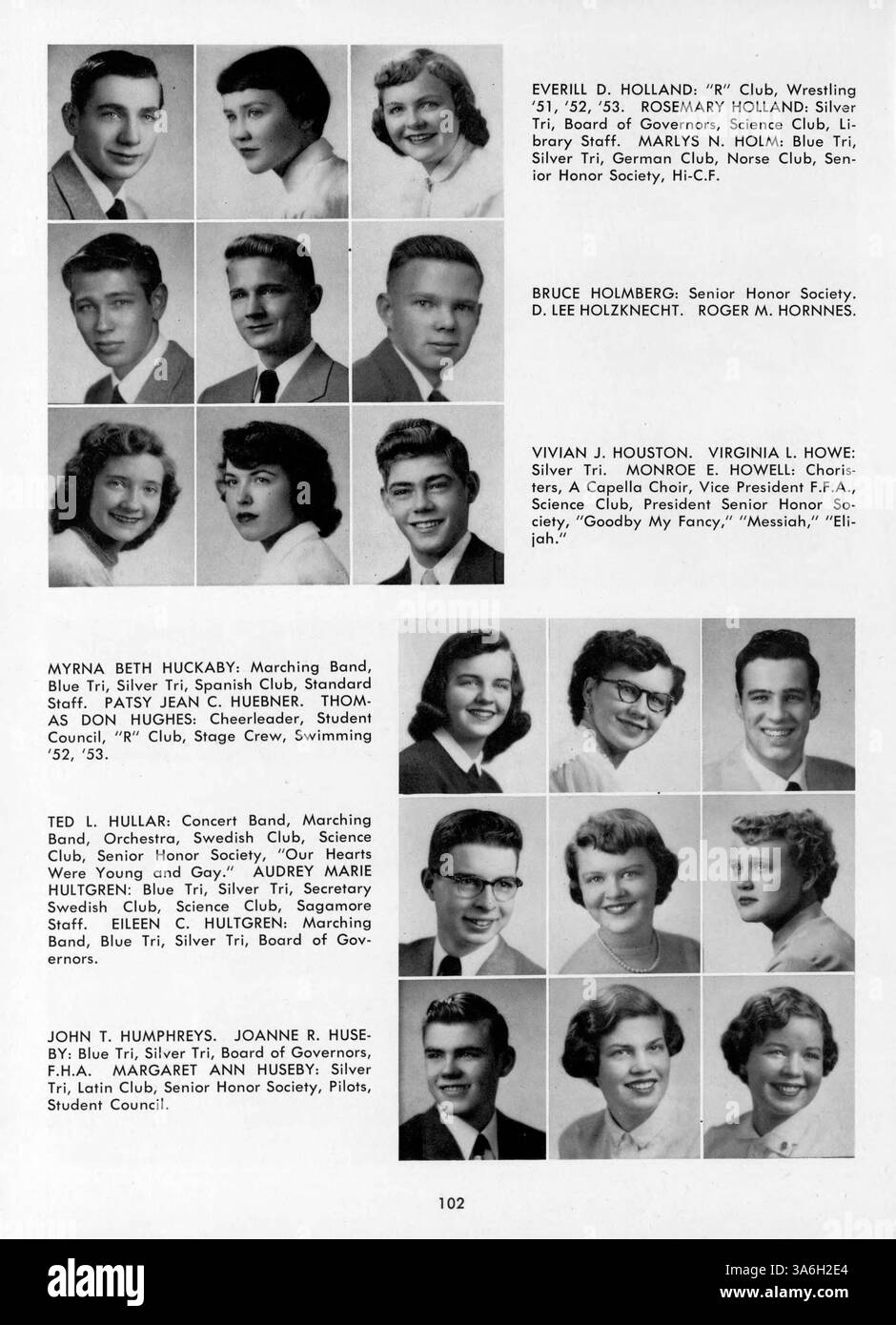 This 1953 'Sagamore' yearbook provides a snapshot of Roosevelt High ...