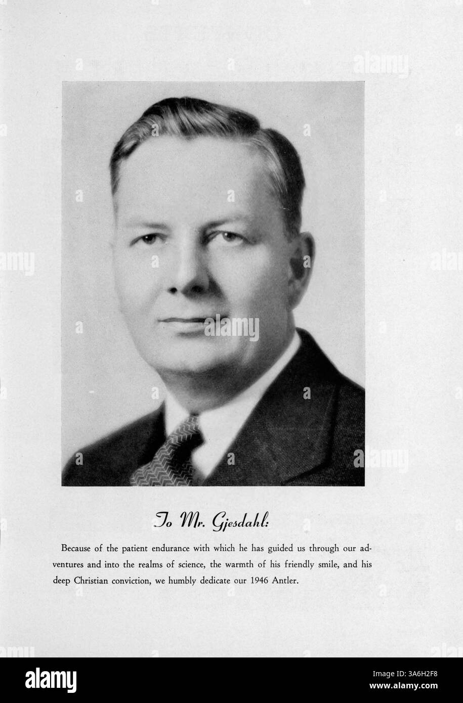 The 1946 'Antler' yearbook from Minnehaha Academy highlights the ...