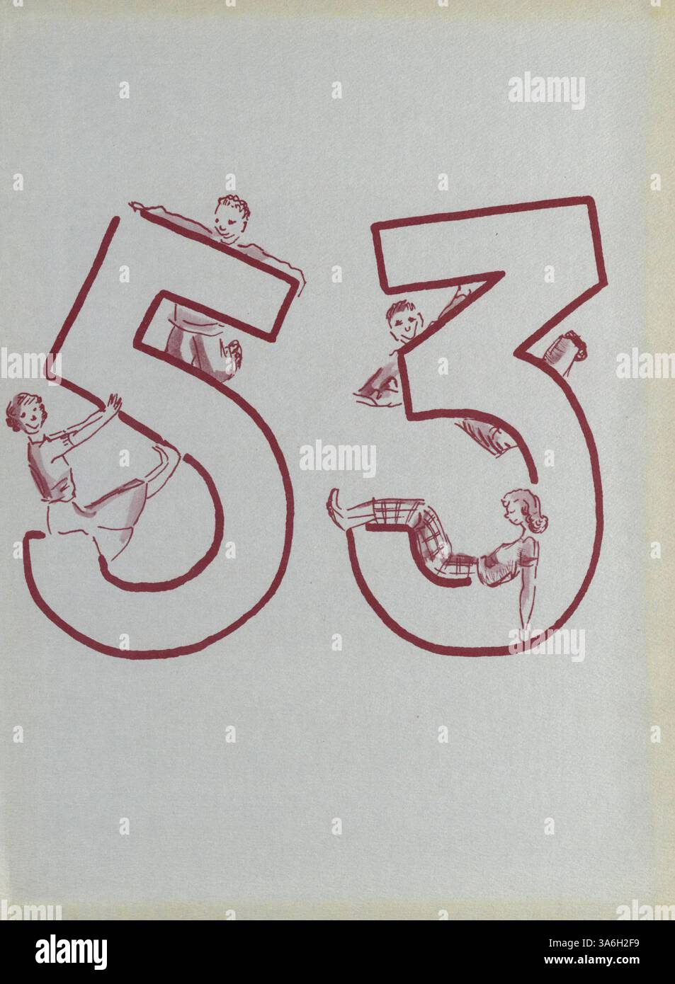 This 1953 'Sagamore' yearbook highlights the students, faculty ...