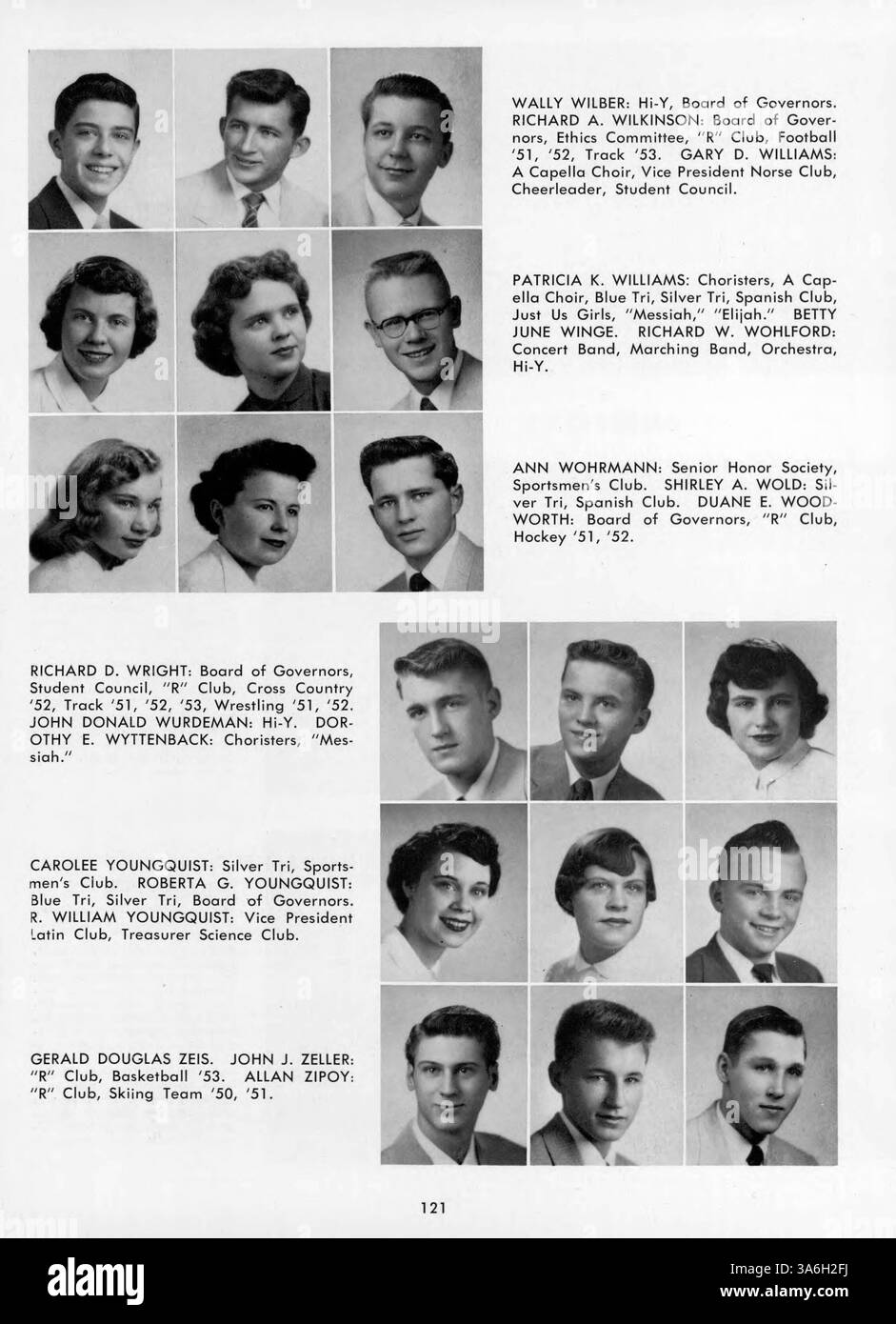 This 'Sagamore' yearbook from 1953 records Roosevelt High School’s ...
