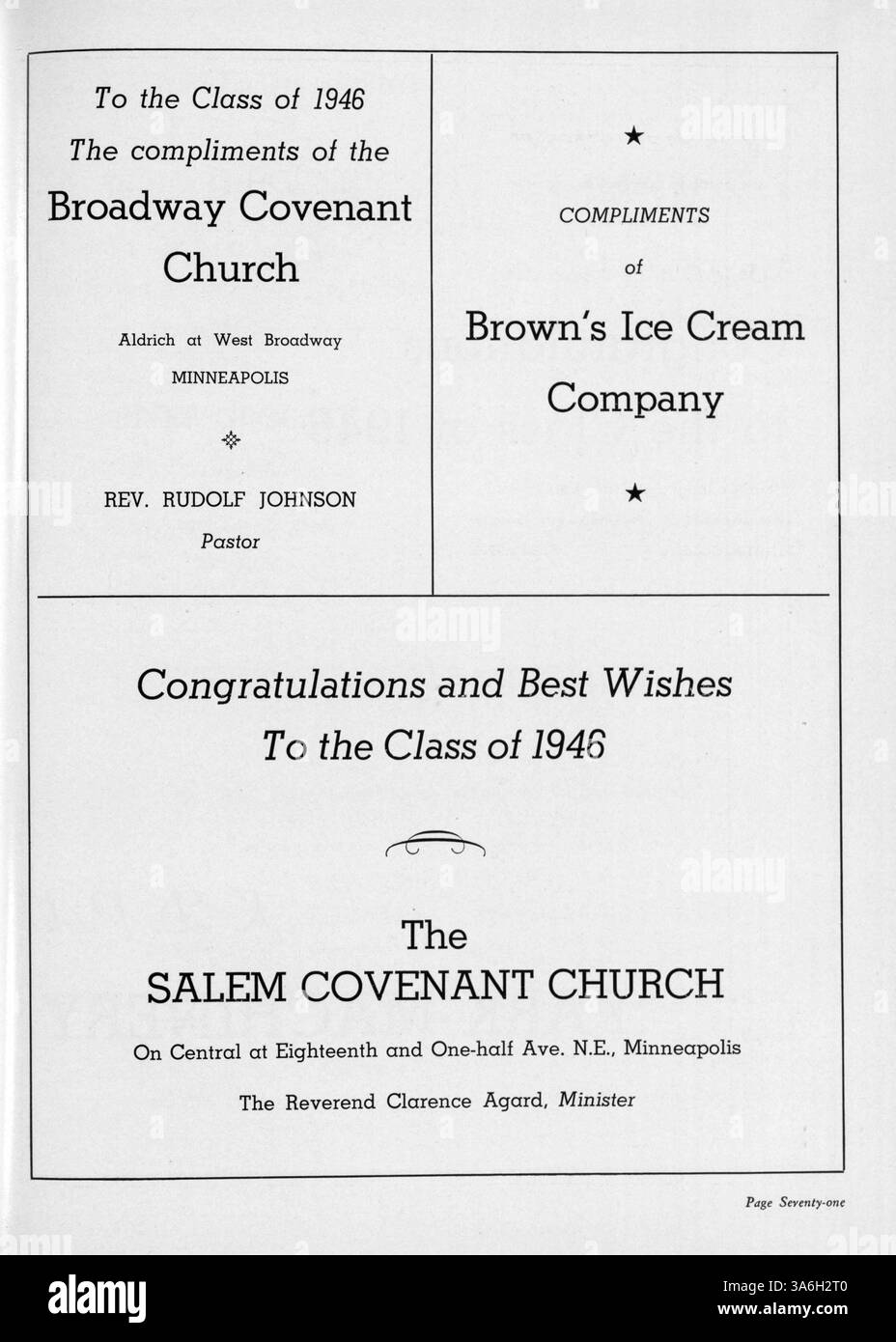 Minnehaha Academy’s 1946 'Antler' yearbook showcases athletic ...