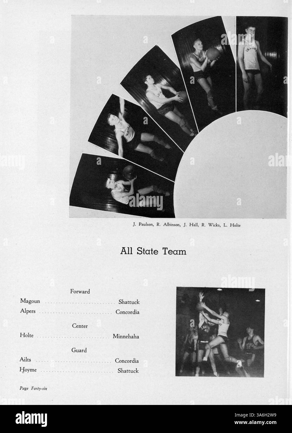 Minnehaha Academy’s 1946 'Antler' yearbook highlights students, teachers, clubs, athletics, and ...