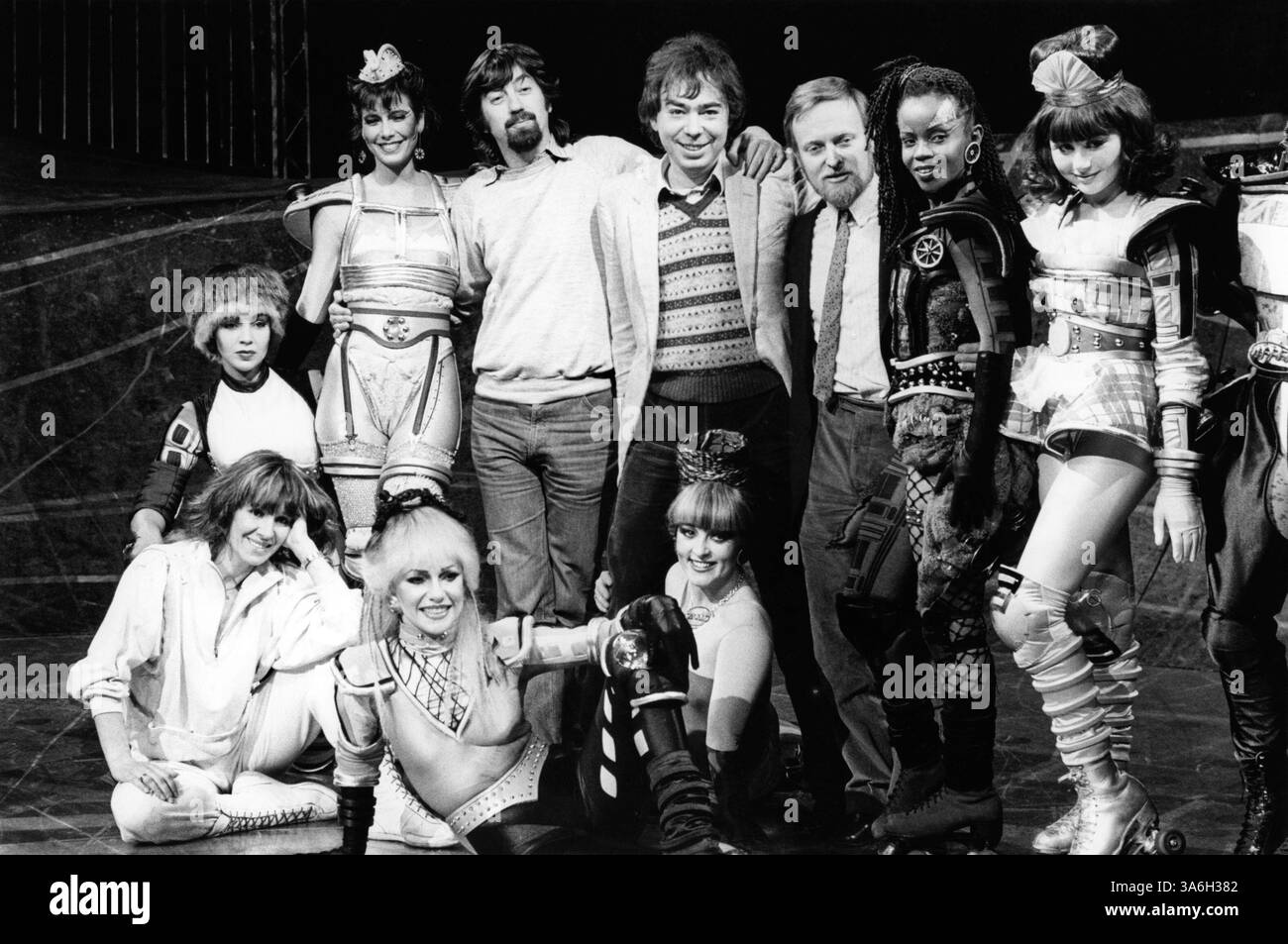 rear, l-r: Debbie Wake (Joules), Nancy Wood (Buffy), Trevor Nunn ...