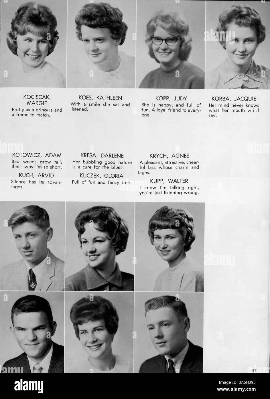 The 1962 'Wizard' yearbook from Edison High School documents student ...