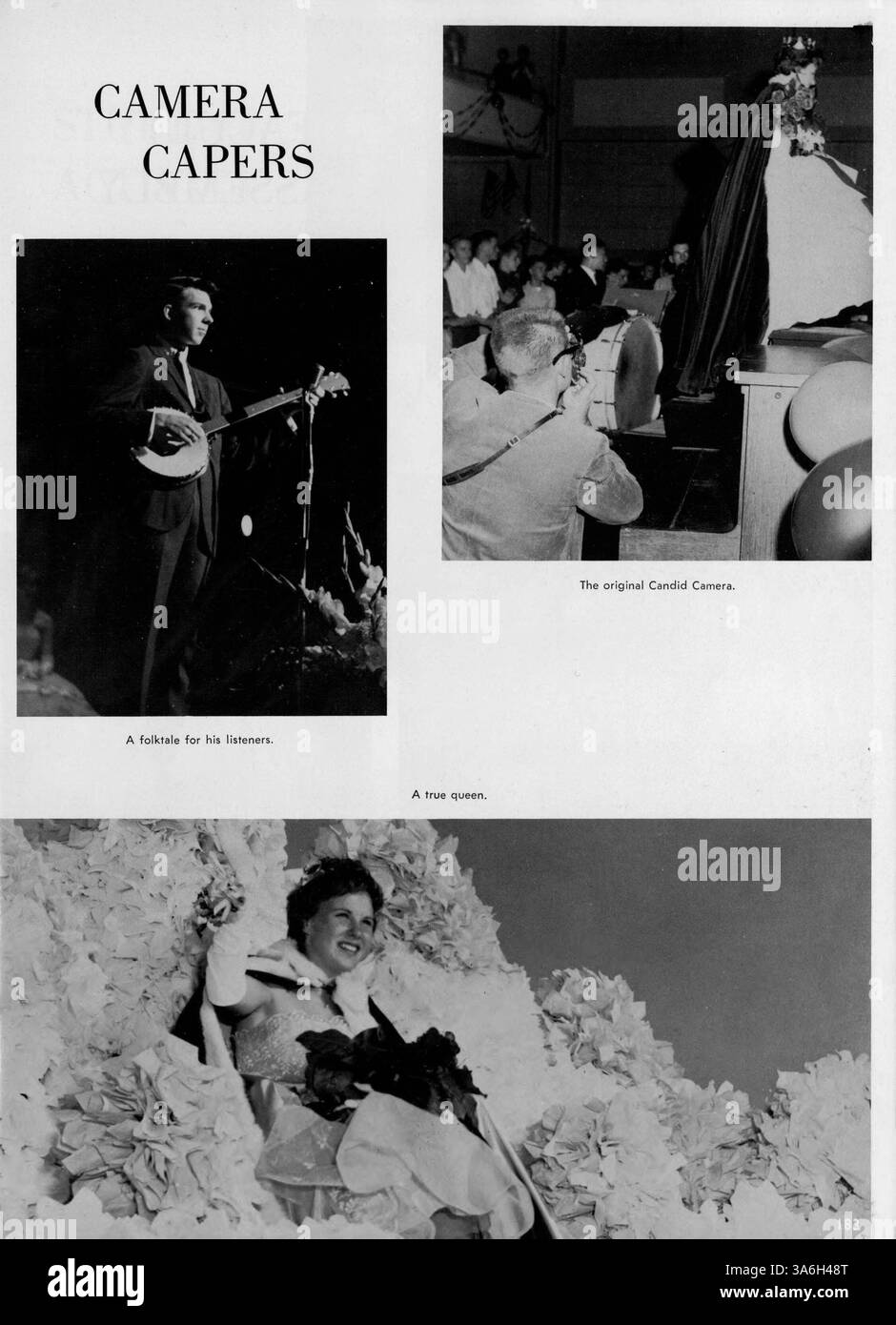 The 1962 edison yearbook captures key moments from the 1961 1962 hi-res stock photography and ...