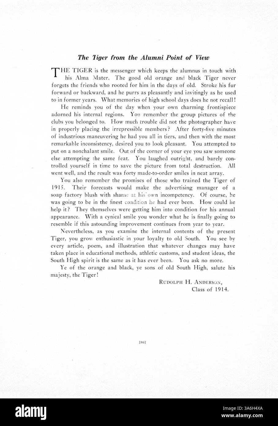 The 1915 South High Yearbook documents key events of the 1914-1915 ...