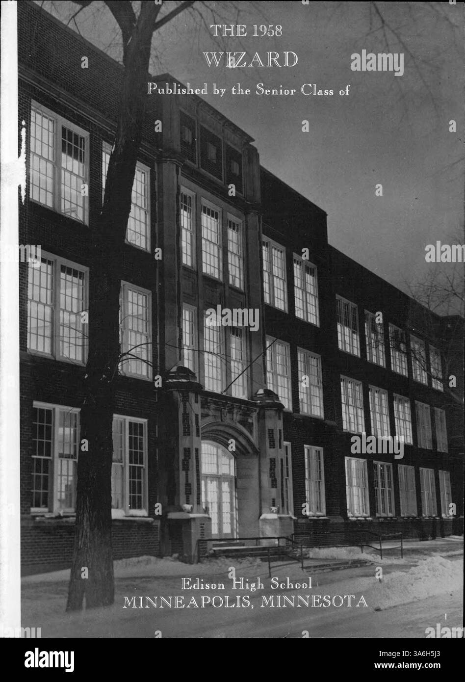 This yearbook from Edison High School details the 1957-1958 school year ...