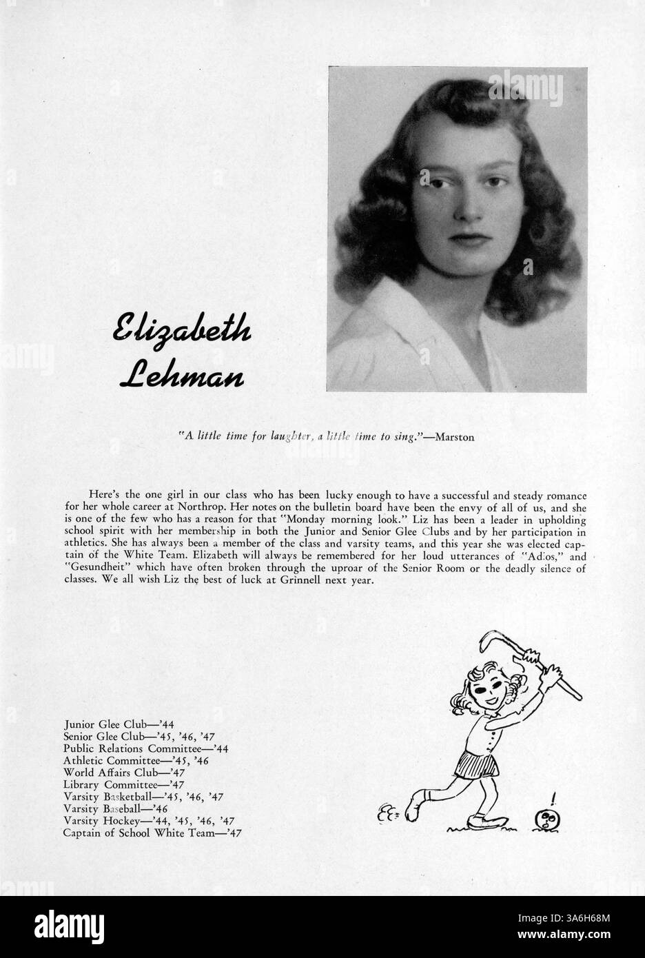 Tatler 1947 from Northrop Collegiate documents the 1946-1947 school year, highlighting student ...