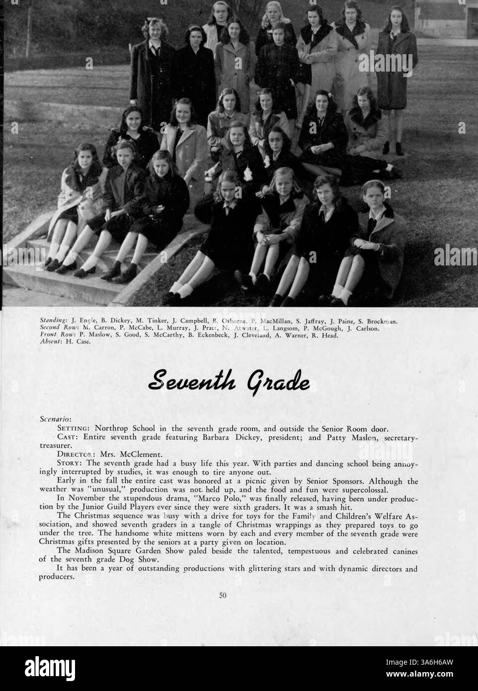 This high school yearbook, the Tatler 1947, chronicles the student body ...