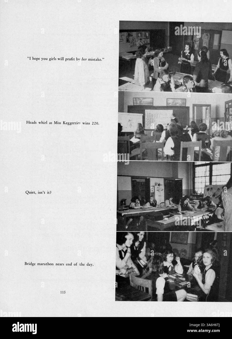 The 1947 tatler yearbook documents the highlights of northrop co hi-res stock photography and ...