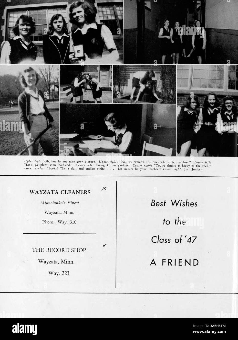 This 1947 Tatler yearbook features the students, teachers, athletics, clubs, and school events ...