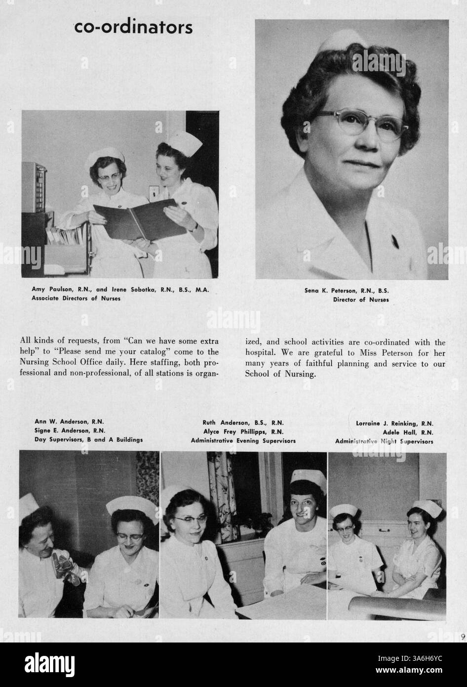 The Swedish Hospital School of Nursing Yearbook from 1955 preserves a ...